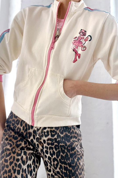 Tokyo Mew Mew track jacket - THRIFTWARES VINTAGE